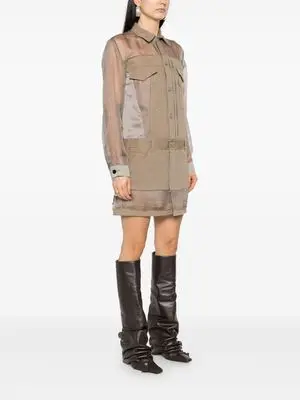 Sacai Panelled Mini Dress