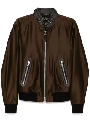TOM FORD Faille Biker Jacket