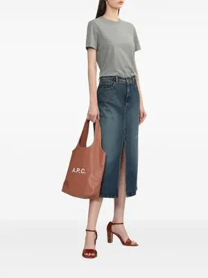 A.p.c. Small Ninon Tote - Brown
