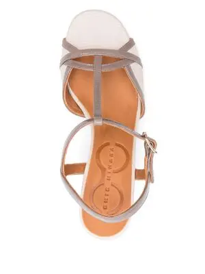 Chie Mihara 85mm Bejo Sandals - Neutrals