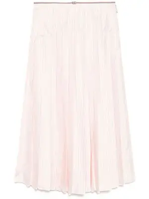 Thom Browne Pleated Slip Skirt