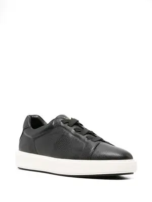 Officine Creative Slouch 001 Leather Sneakers - Black