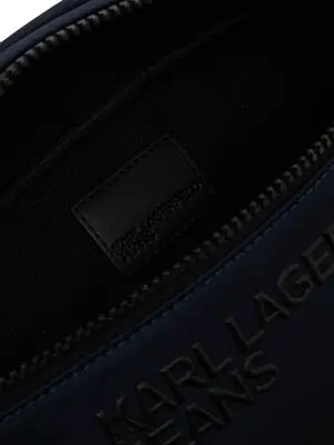 Karl Lagerfeld Logo-embossed Belt Bag - Blue