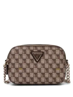 Guess Mini G-wave Cross Body Bag - Brown