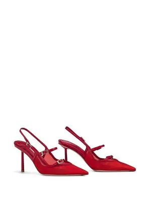 LE SILLA 80mm Morgana Slingback Pumps - Red