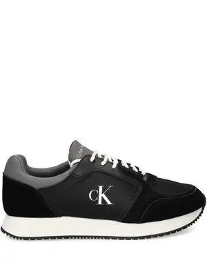 Calvin Klein Panelled Sneakers - Black