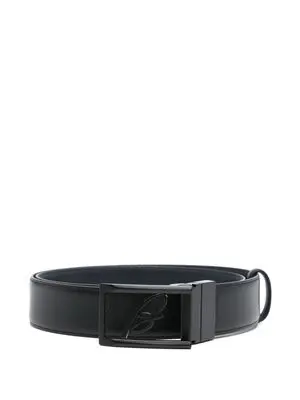 Brioni Leather Belt - Black