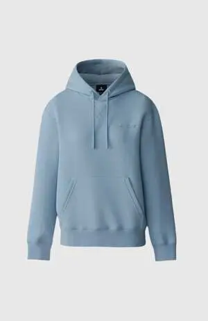 Mackage Krystiana Double-face Jersey Hoodie - Fog Blue