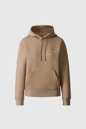 Mackage Krystiana Double-Face Jersey Hoodie Light Camel
