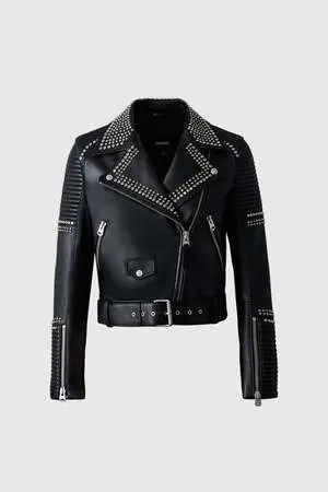 Leather Jacket With Studs