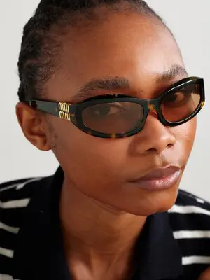 Miu Miu Glimpse D-frame Sunglasses - Tortoiseshell