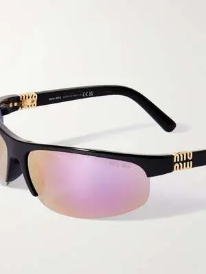 Miu Miu D-frame Sunglasses - Black