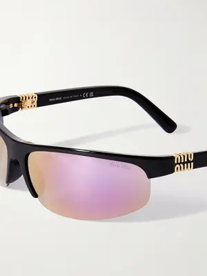 Miu Miu D-frame Sunglasses - Black