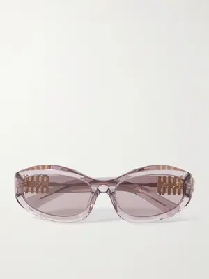 Miu Miu Glimpse D-frame Sunglasses - Pink