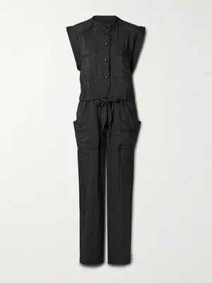MARANT ETOILE Suzie Belted Jumpsuit - Black