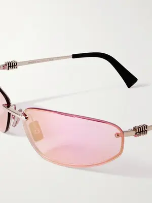 Miu Miu Rimless D-frame Sunglasses
