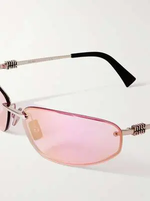 Miu Miu Rimless D-frame Sunglasses