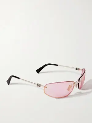 Miu Miu Rimless D-frame Sunglasses