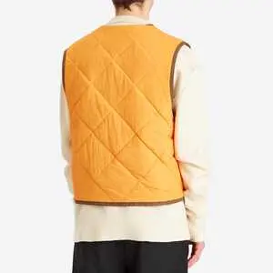 MERELY MADE Reversible Nylon Vest - Brown
