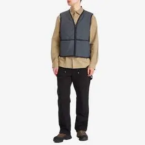 MERELY MADE Reversible Nylon Vest - Blue