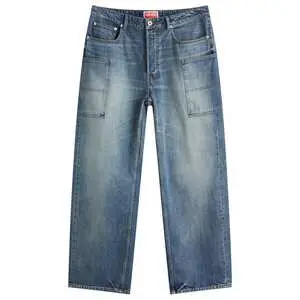 Kenzo Medium Wash Jeans For Men