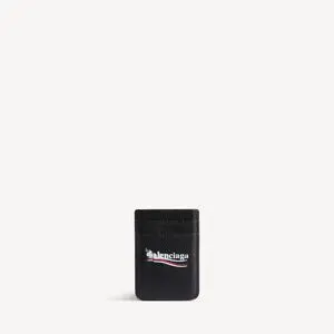 Balenciaga Cash Magnet Card Holder - Black
