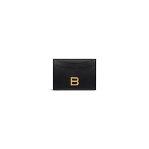 Balenciaga Hourglass Card Holder - Black