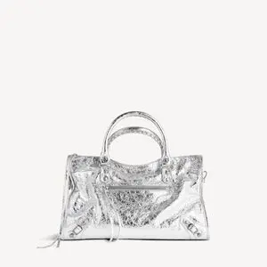 Balenciaga Balenciaga Le City Medium Bag Silver