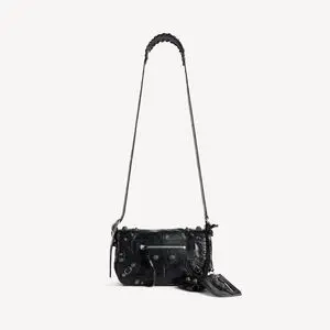 Balenciaga Le Cagole Flap Bag Xs - Black