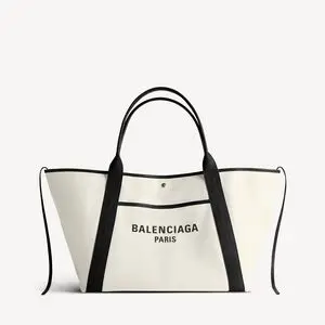 Balenciaga Biarritz Large Tote Bag - Beige