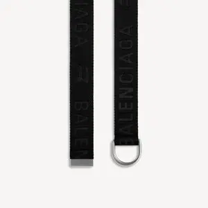 Balenciaga D Ring Belt - Black