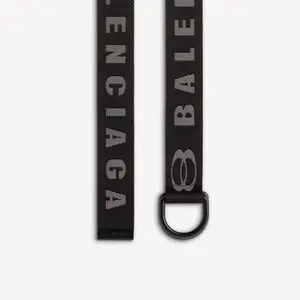 Balenciaga D Ring Belt - Black