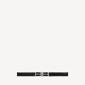 Balenciaga Bb Signature Belt - Black