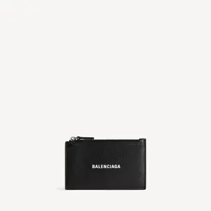 Balenciaga Cash Long Coin And Card Holder - Black