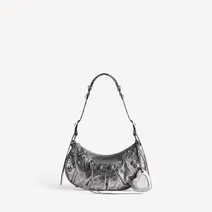 Balenciaga Le Cagole Small Shoulder Bag - Silver
