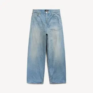 Balenciaga Waterproof Baggy Jeans - Blue