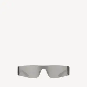 Balenciaga Mono Rectangle Sunglasses - Silver