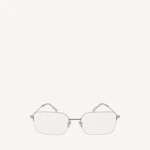 Balenciaga Invisible Rectangle Sunglasses - Silver
