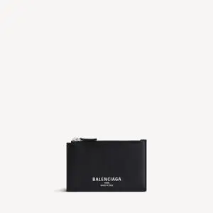 Balenciaga Credit Long Coin And Card Holder - Black
