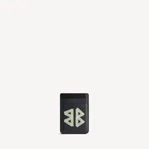 Balenciaga Cash Magnet Card Holder - Black