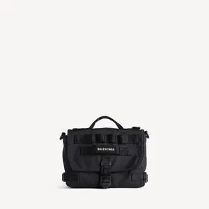 Balenciaga Army Messenger Bag - Black