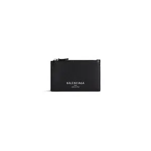 Balenciaga Credit Long Coin And Card Holder - Black