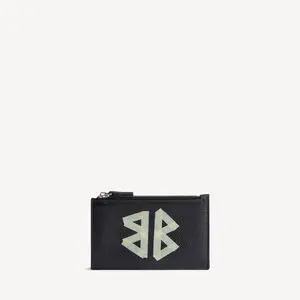 Balenciaga Cash Large Long Coin And Card Holder - Black