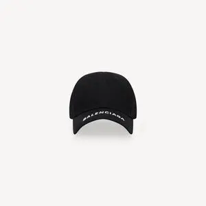 Balenciaga Logo Visor Cap - Black