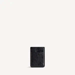 Balenciaga Monaco Magnet Card Holder - Black