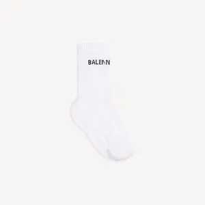 Balenciaga Logo Socks - White