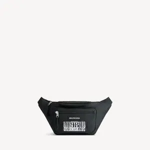 Balenciaga Explorer Beltpack - Black