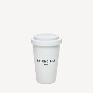Balenciaga Seoul Coffee Cup - White
