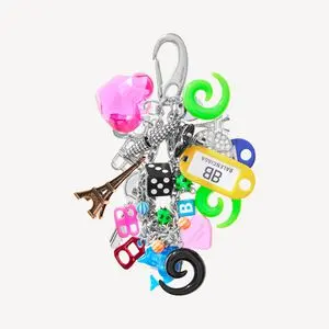 Balenciaga Pigalle Collector Bag Charm/keychain - Silver