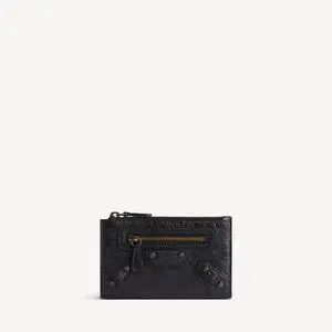 Balenciaga Le City Long Coin And Card Holder Black